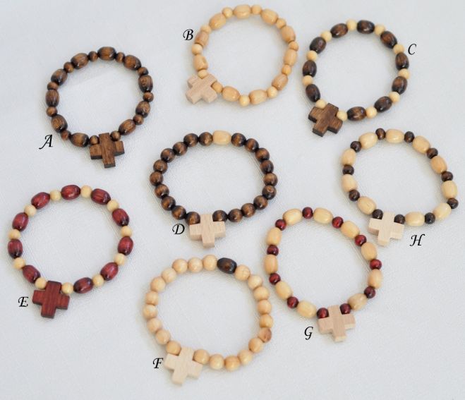 Ruženec drevený na ruku 4005-H | benedetto.sk